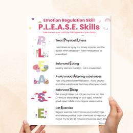 DBT PLEASE Skills Handout (PDF) – Mental Health Center Kids