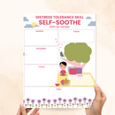 Self-Soothe DBT Worksheets With 6 Senses – Mental Health Center Kids