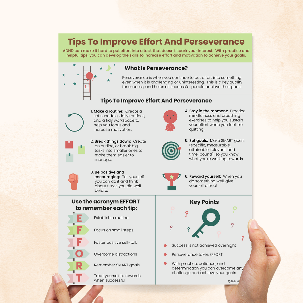 ADHD Tips To Improve Effort And Perseverance – Mental Health Center Kids