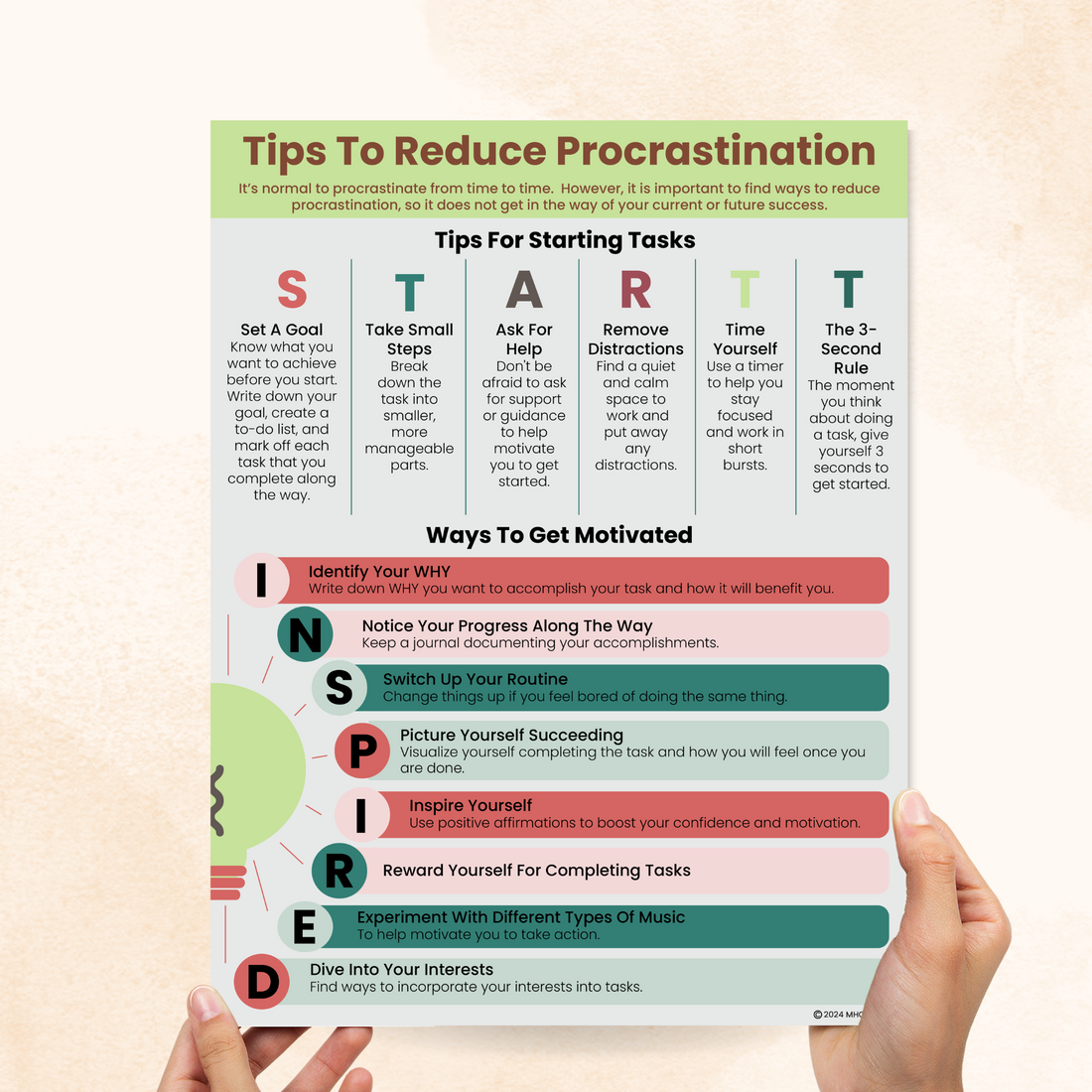 ADHD Procrastination Tips – Mental Health Center Kids