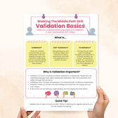 DBT Validation Basics Handout – Mental Health Center Kids