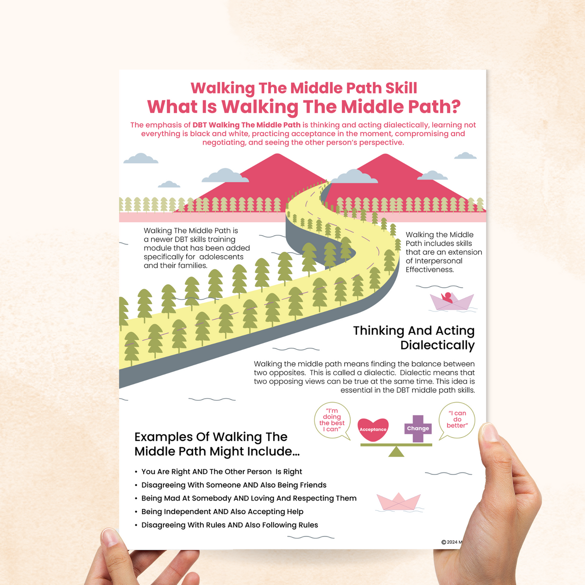 What Is Walking The Middle Path In DBT? (PDF) – Mental Health Center Kids