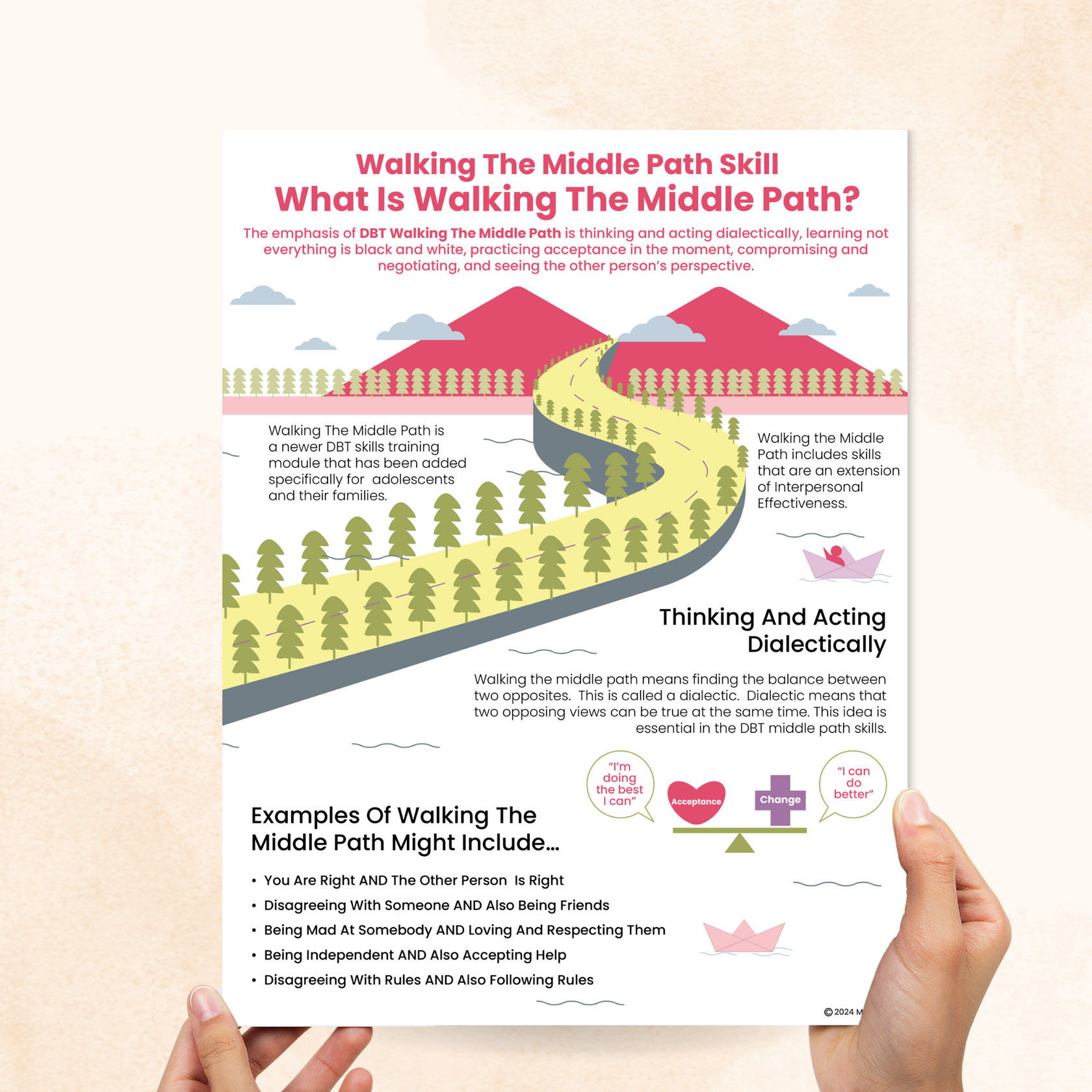 What Is Walking The Middle Path In DBT? (PDF) – Mental Health Center Kids