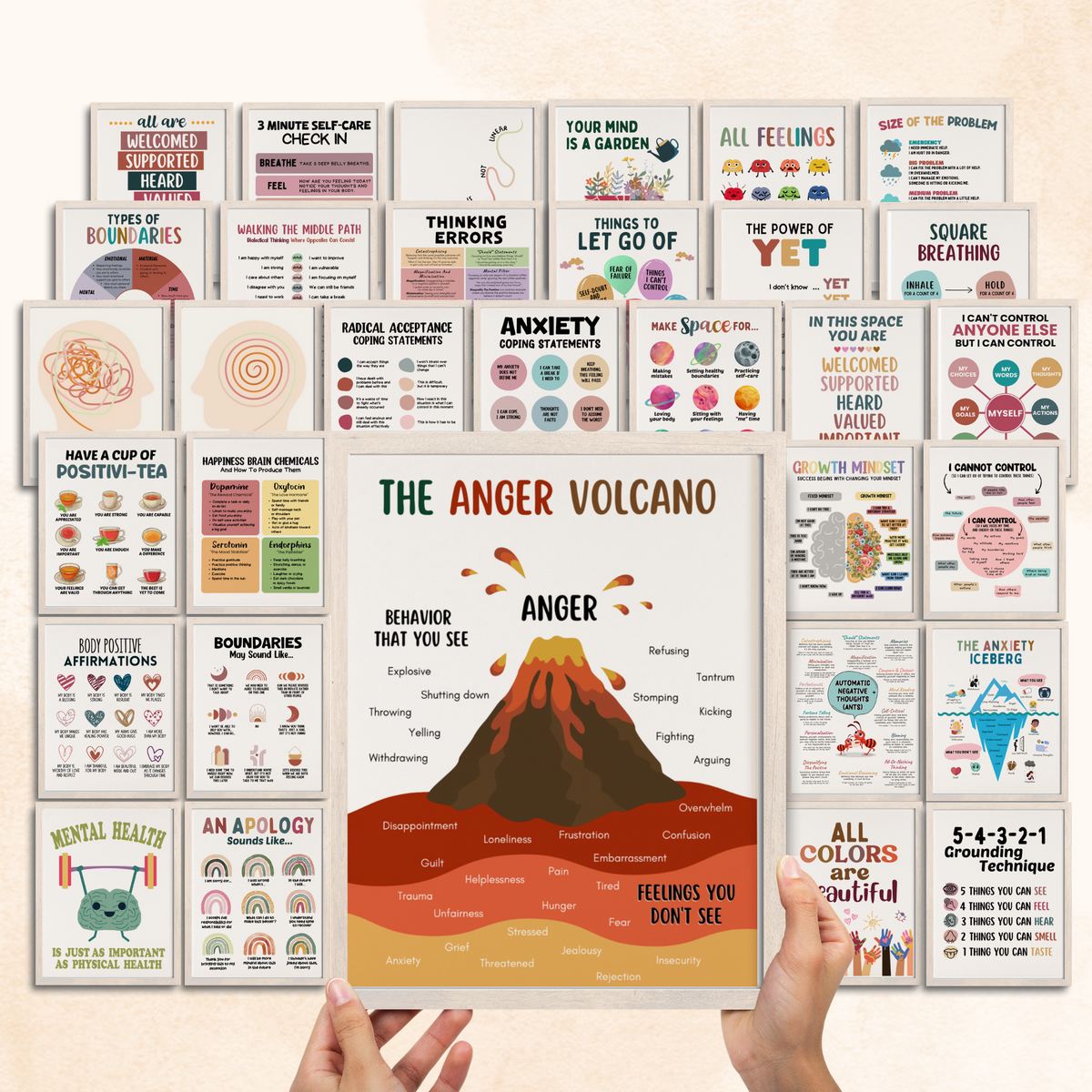 Therapy Office Wall Decor Mega Bundle (Entire Poster Collection ...