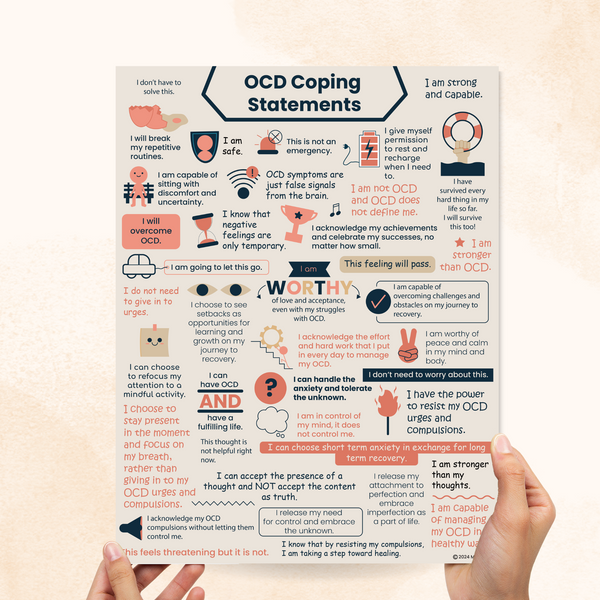OCD Coping Statements Handout – Mental Health Center Kids