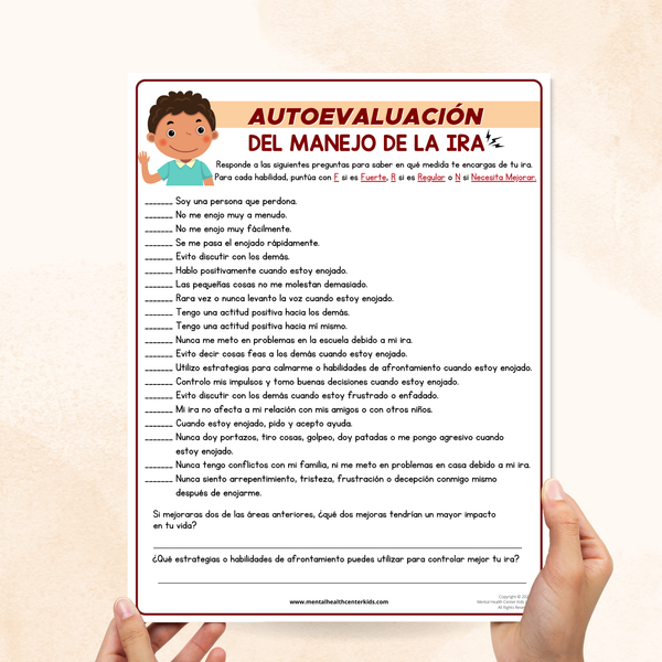 Anger Management Self-Assessment (Spanish Version) – Mental Health ...