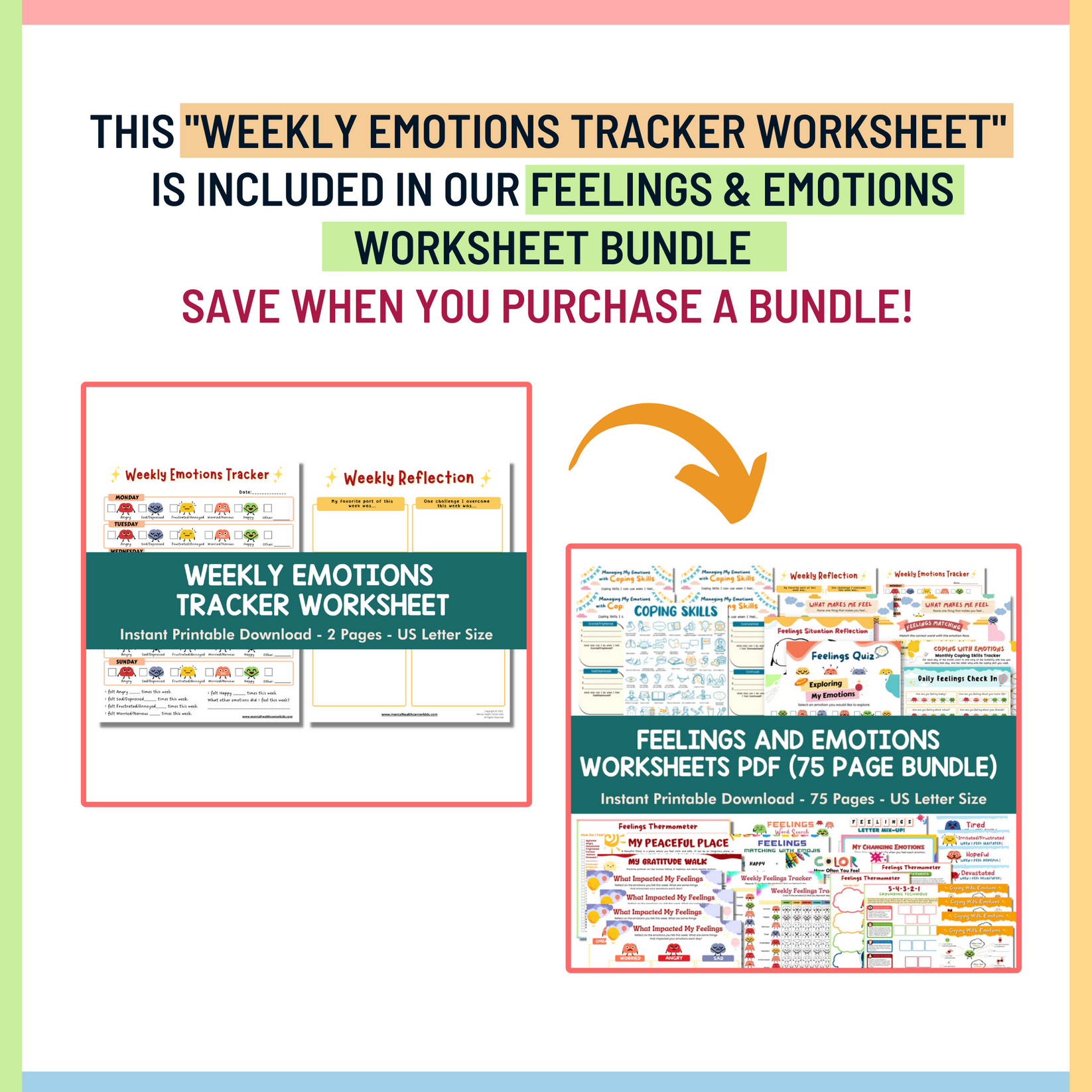 Emotions Tracker – Mental Health Center Kids