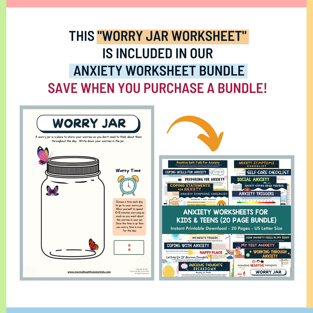 Worry Jar – Mental Health Center Kids