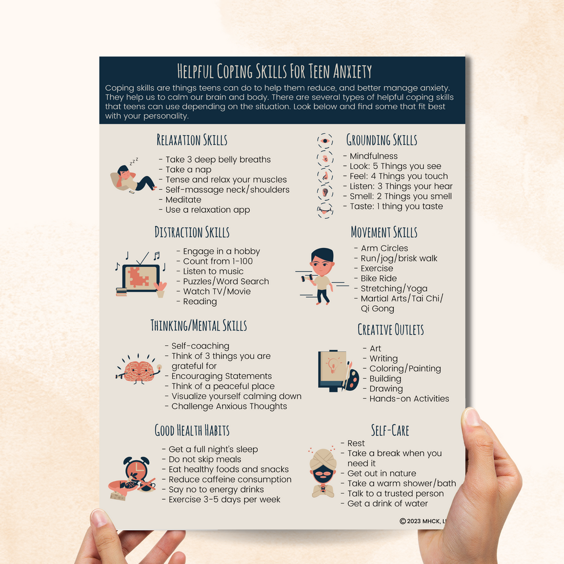 Helpful Coping Skills for Teen Anxiety – Mental Health Center Kids