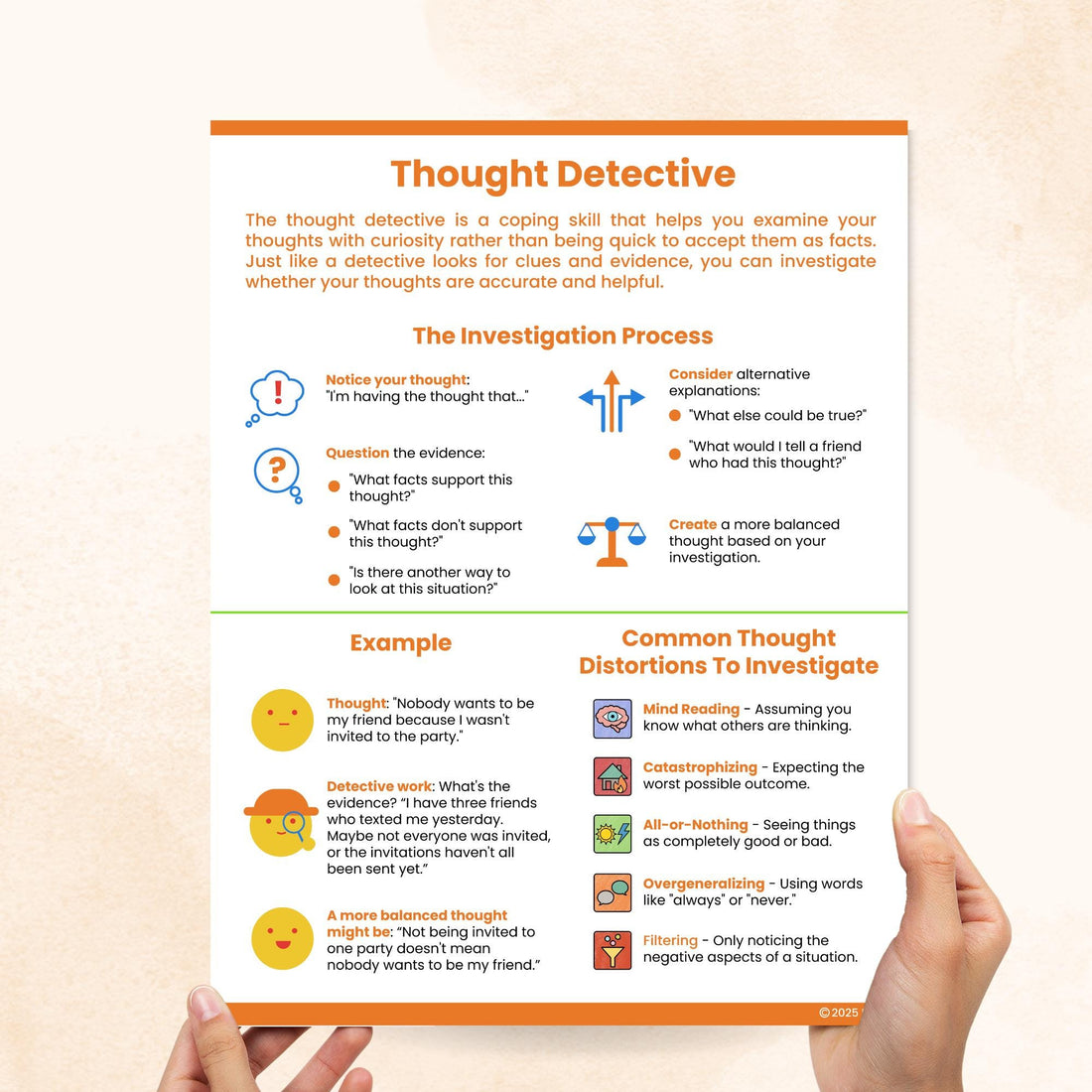 Thought Detective (PDF) – Mental Health Center Kids