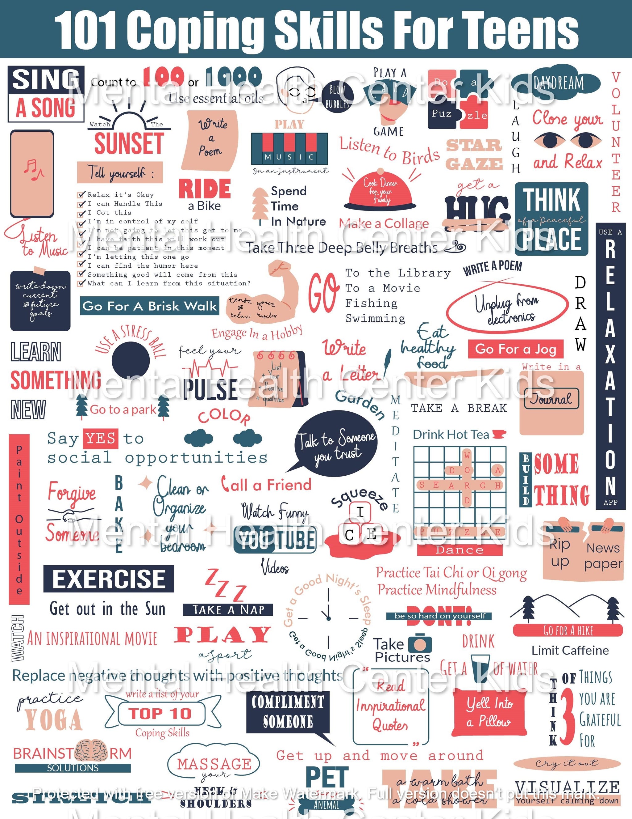 Counseling Posters – Mental Health Center Kids