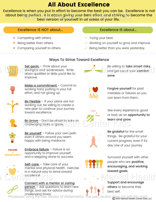 All About Excellence – Mental Health Center Kids