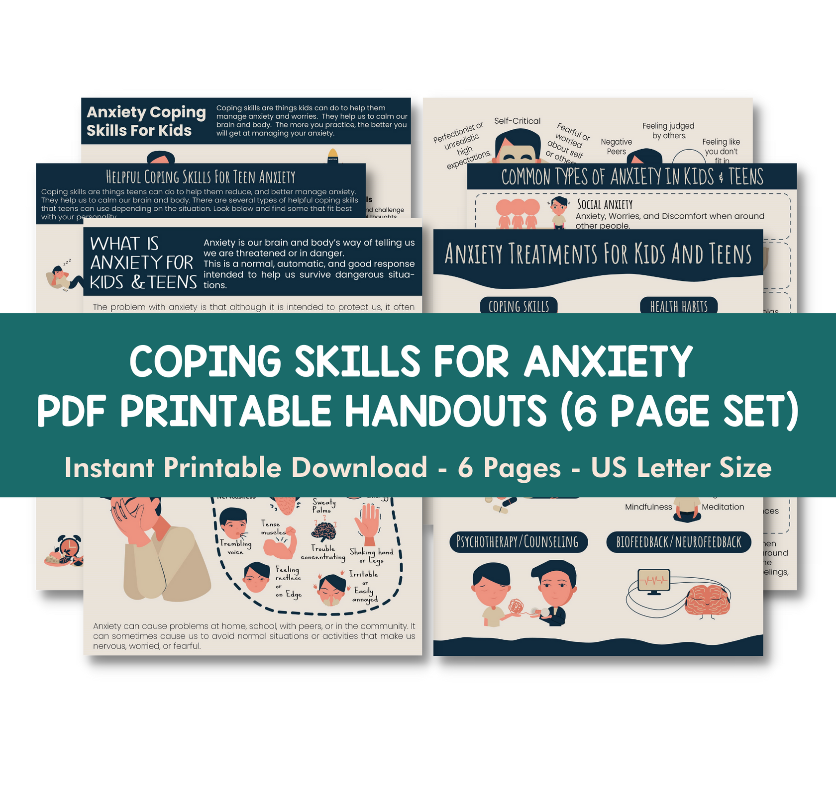 Coping Skills for Anxiety (PDF) – Mental Health Center Kids