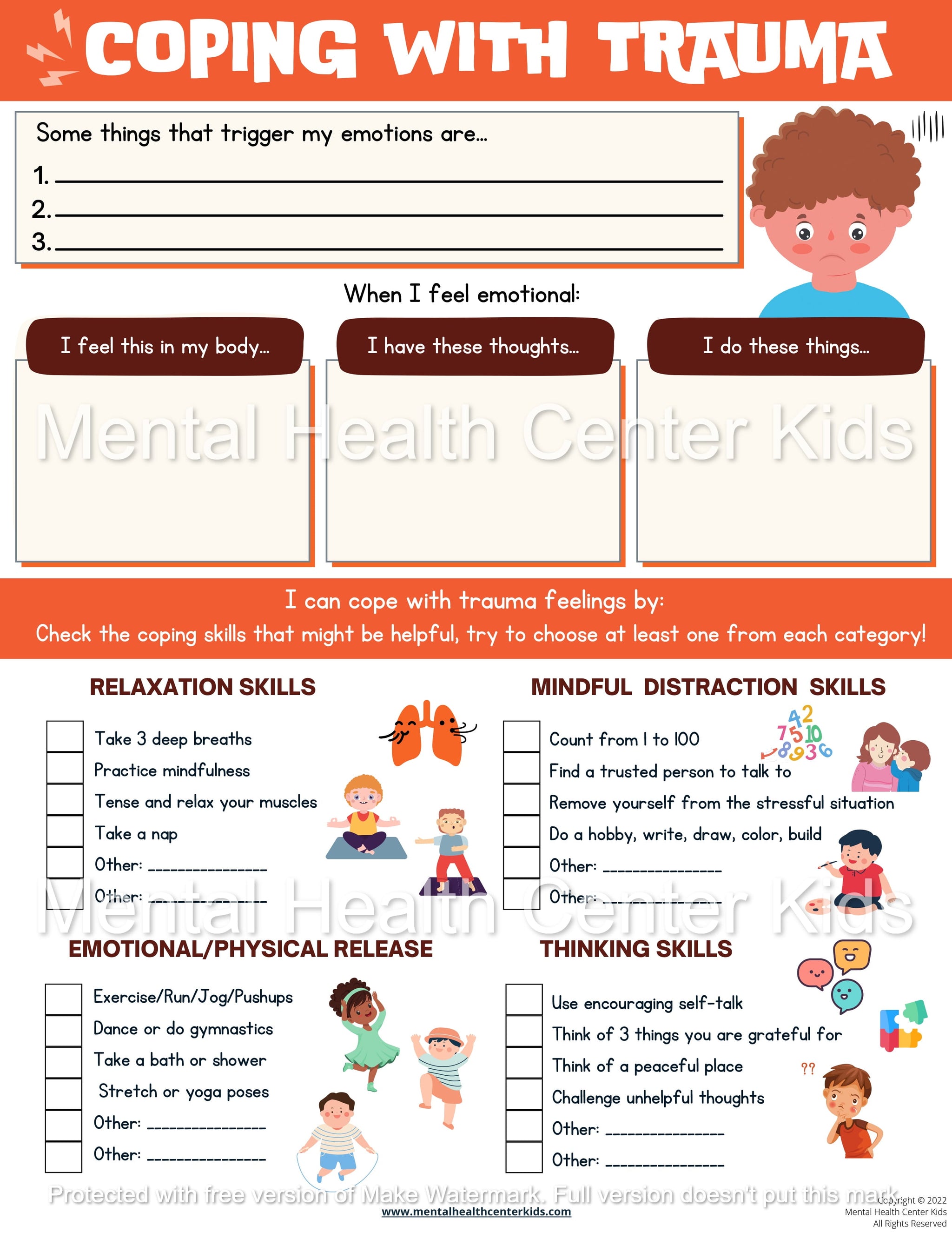Coping With Trauma – Mental Health Center Kids