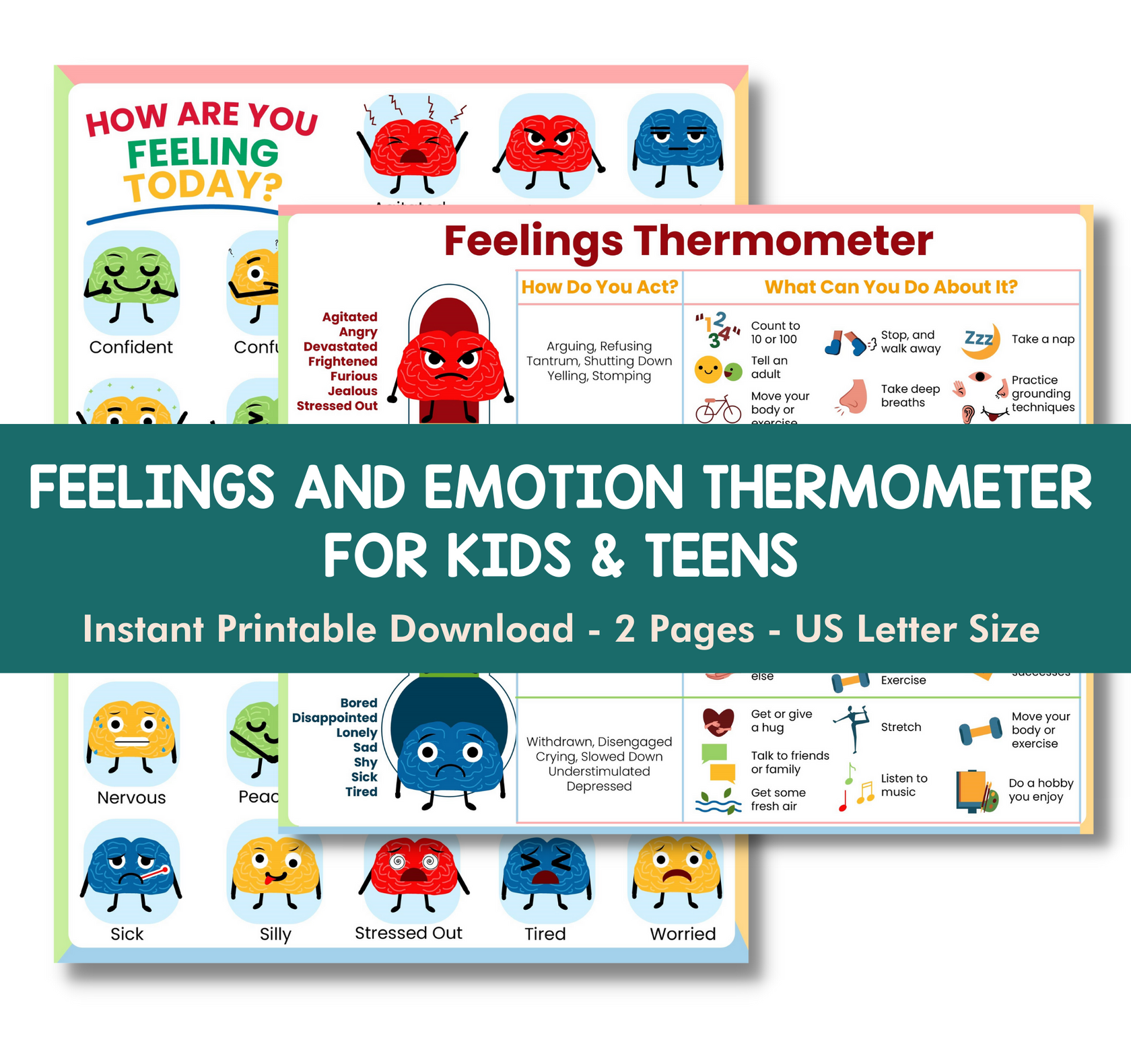 Emotions Thermometer – Mental Health Center Kids