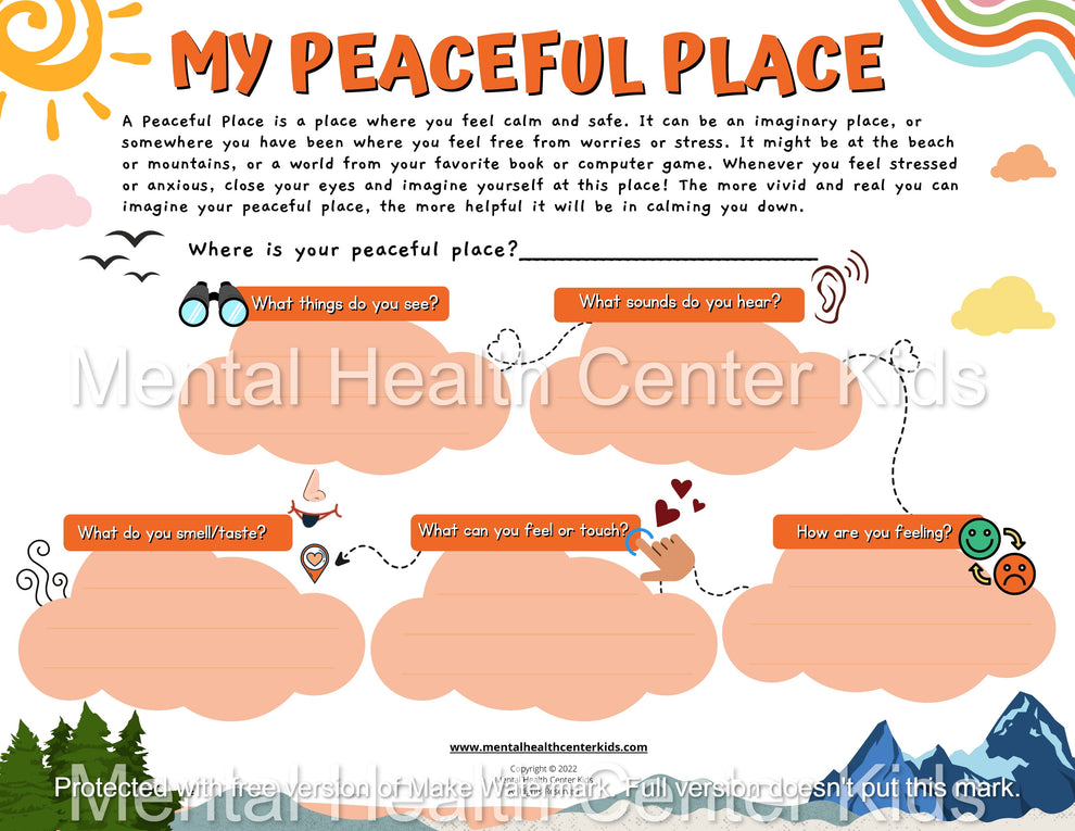 My Peaceful Place – Mental Health Center Kids