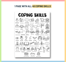 Color by Coping Skills Summer Activity – Mental Health Center Kids