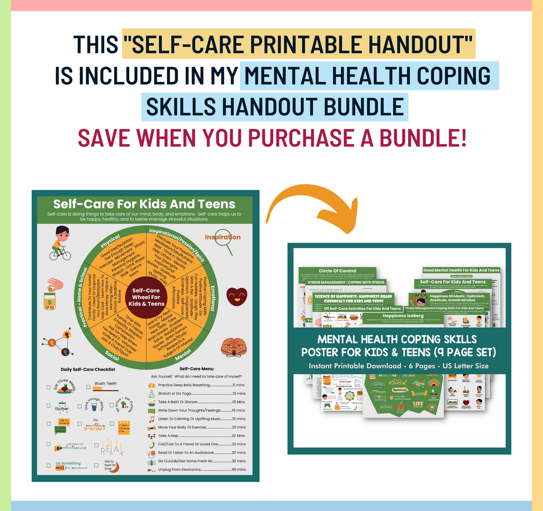 Self-Care for Kids – Mental Health Center Kids