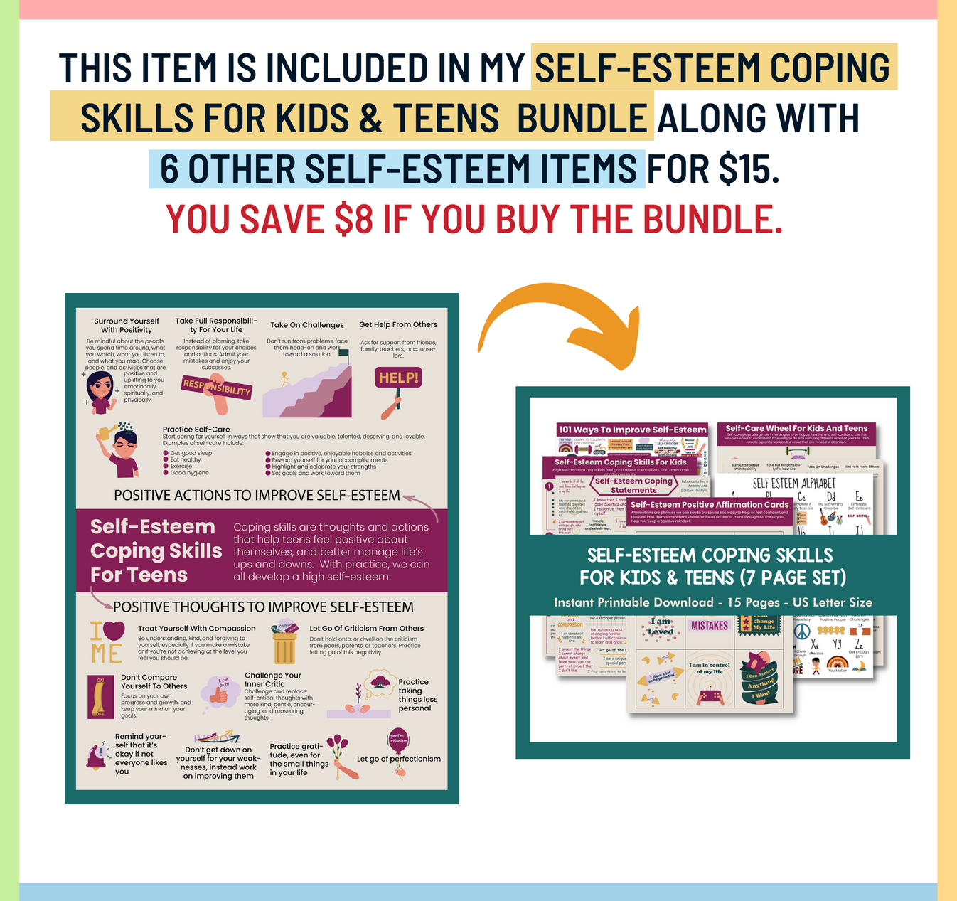 Self-Esteem Coping Skills for Teens – Mental Health Center Kids