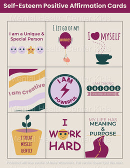 Self-Esteem Coping Skills – Mental Health Center Kids