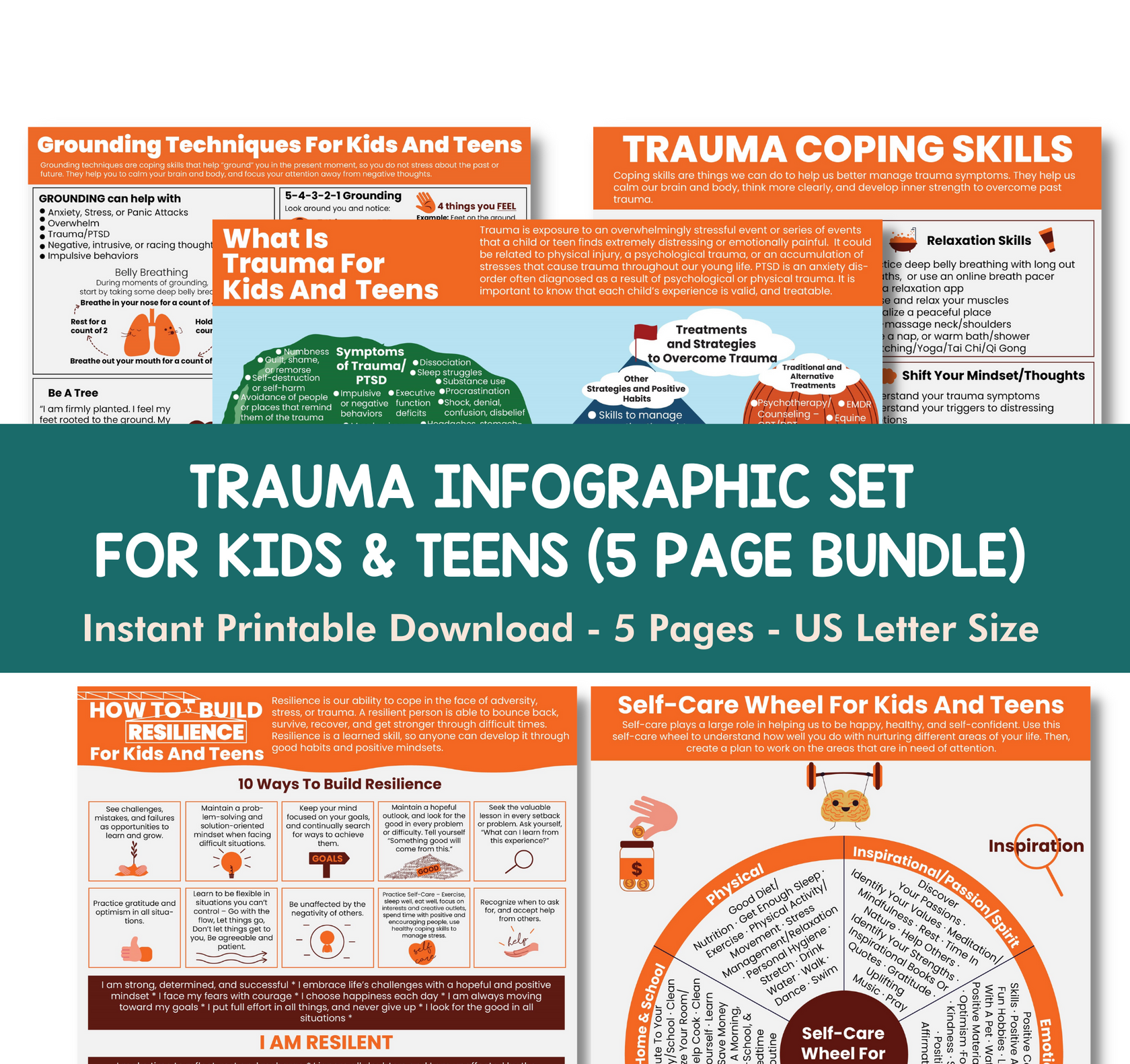 Trauma Infographics – Mental Health Center Kids