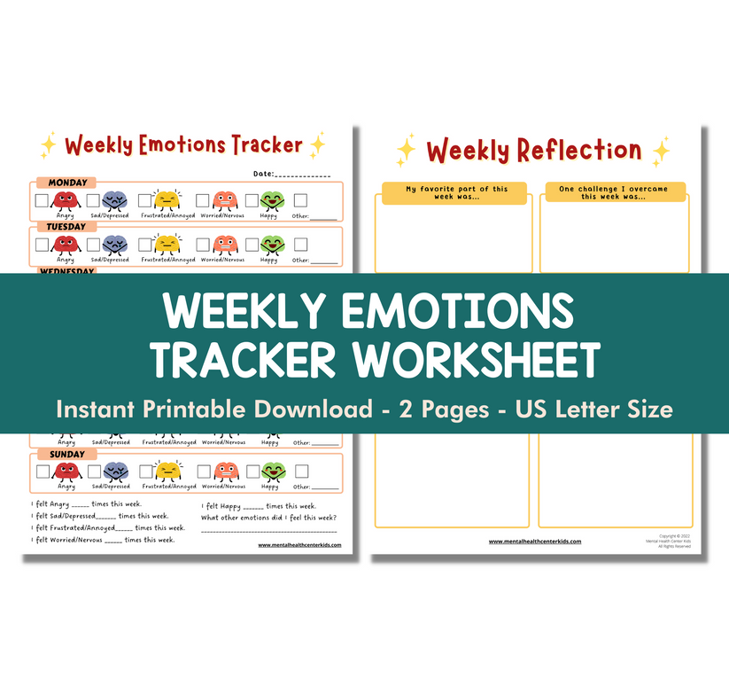 Emotions Tracker – Mental Health Center Kids