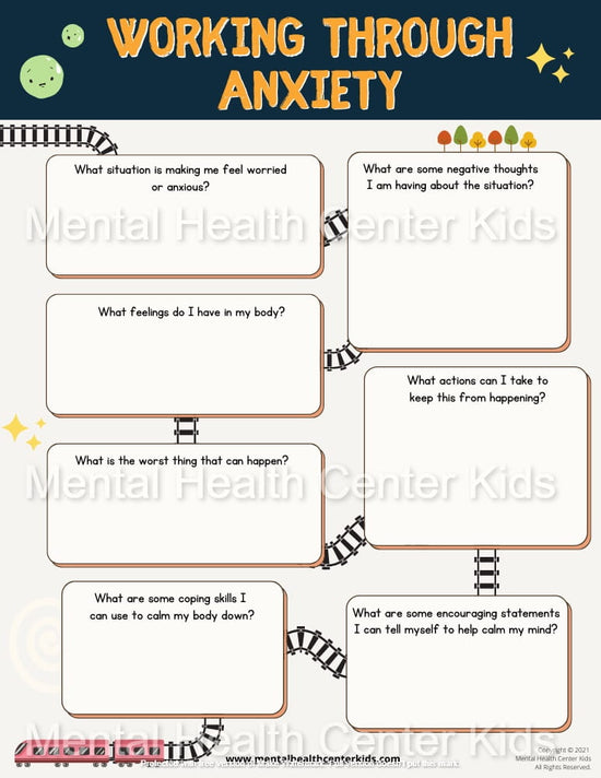 Working Through Anxiety – Mental Health Center Kids