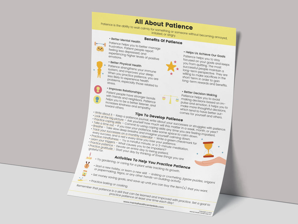 All About Patience – Mental Health Center Kids