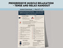 Progressive Muscle Relaxation (PDF) – Mental Health Center Kids