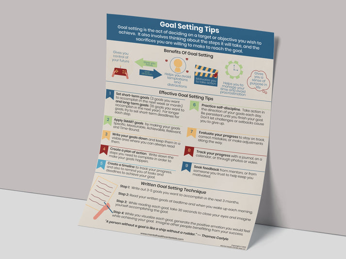 Goal Setting Tips For Success – Mental Health Center Kids