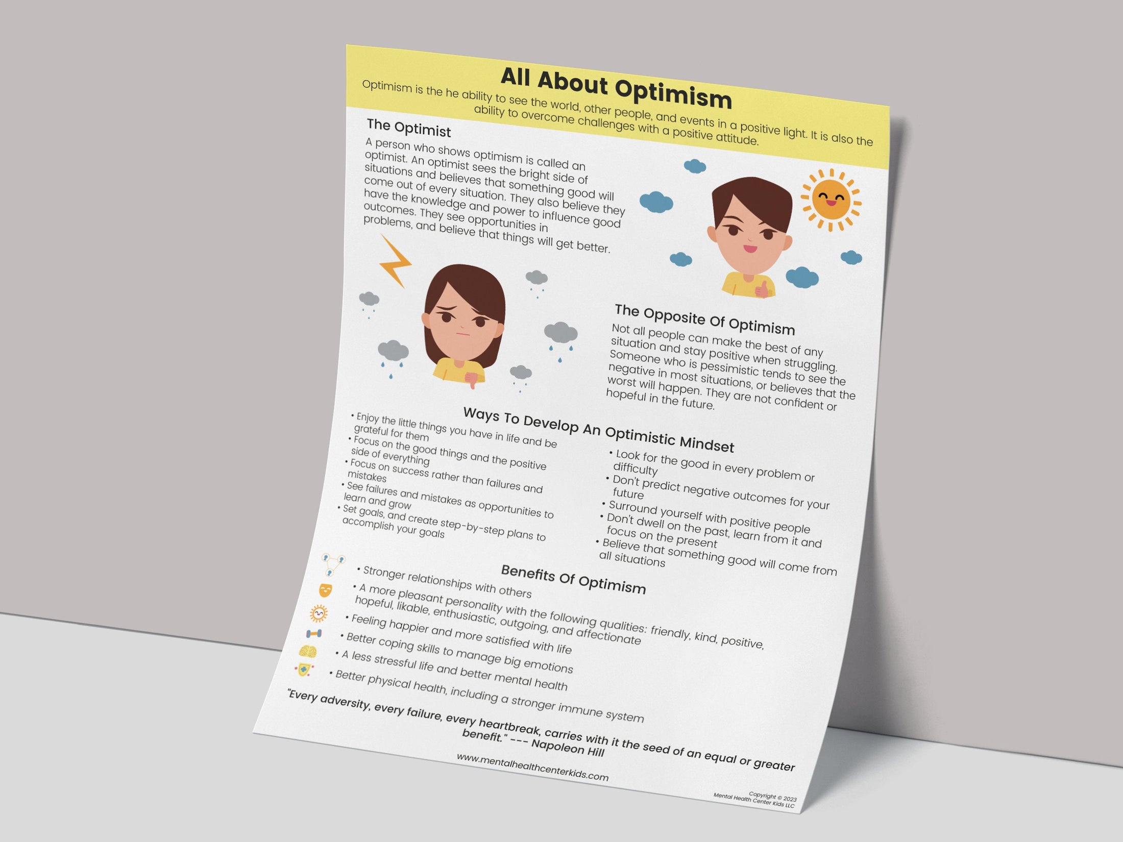 All About Optimism – Mental Health Center Kids