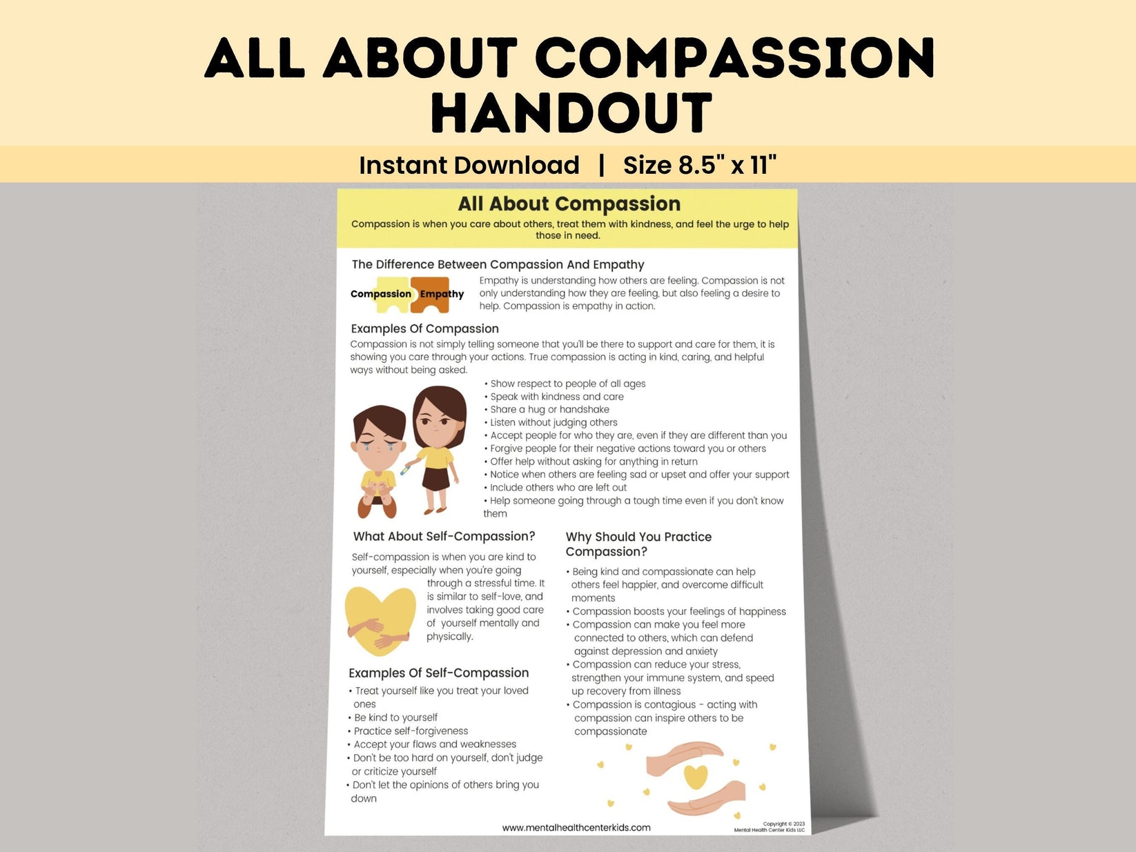 All About Compassion – Mental Health Center Kids