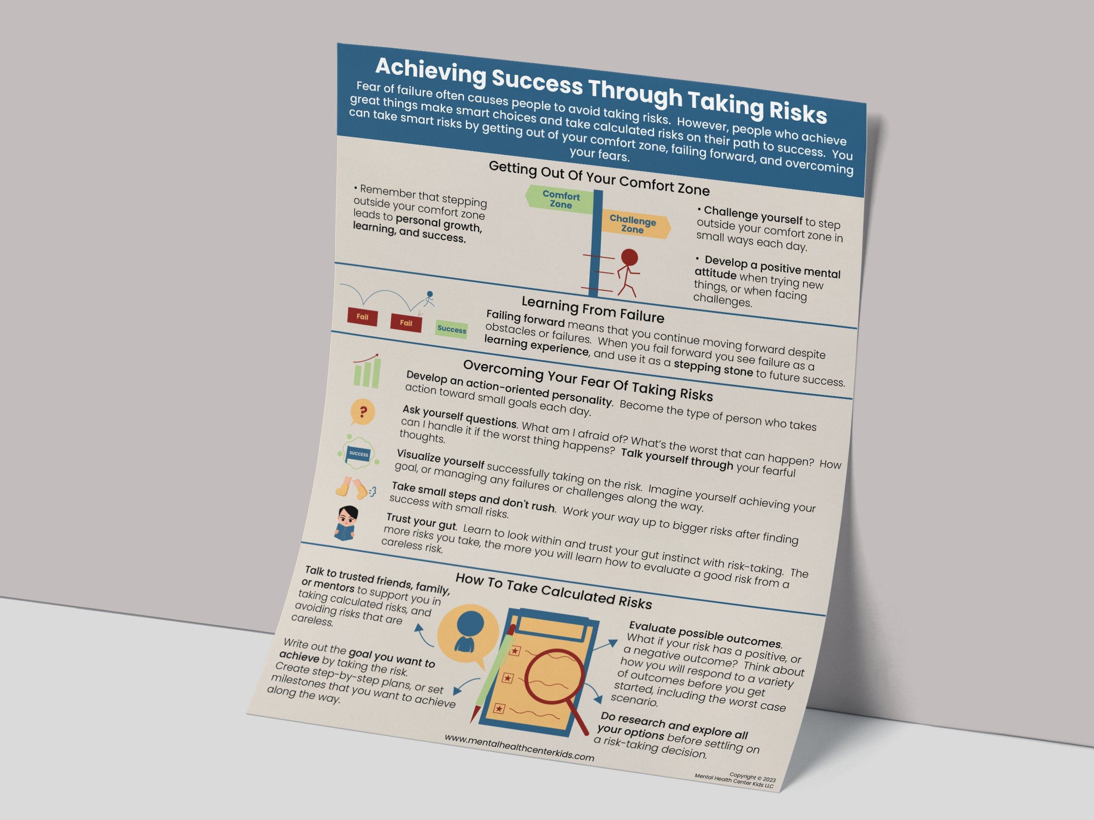 All About Taking Risks For Success – Mental Health Center Kids