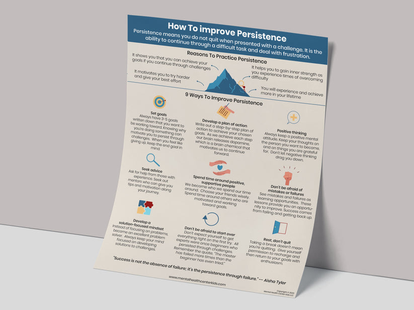 All About Persistence – Mental Health Center Kids