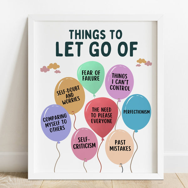 Things to Let Go Of – Mental Health Center Kids