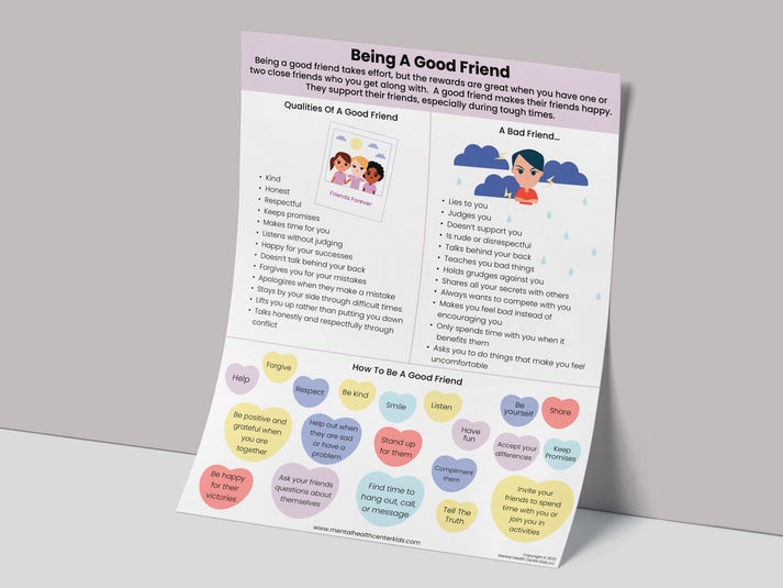 Being a Good Friend – Mental Health Center Kids
