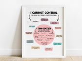 Circle Of Control Poster (Pink) – Mental Health Center Kids