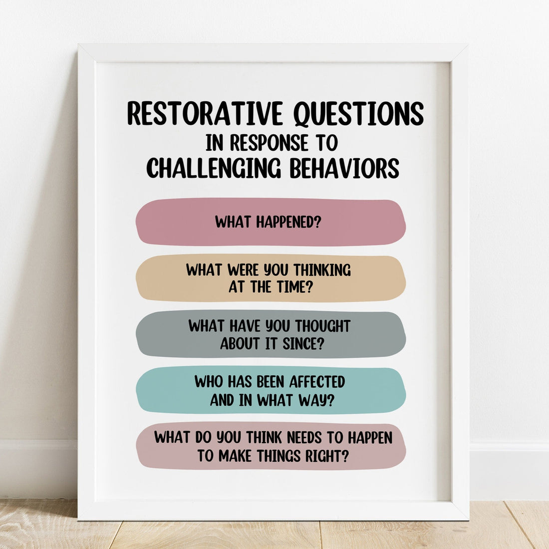 Restorative Questions – Mental Health Center Kids