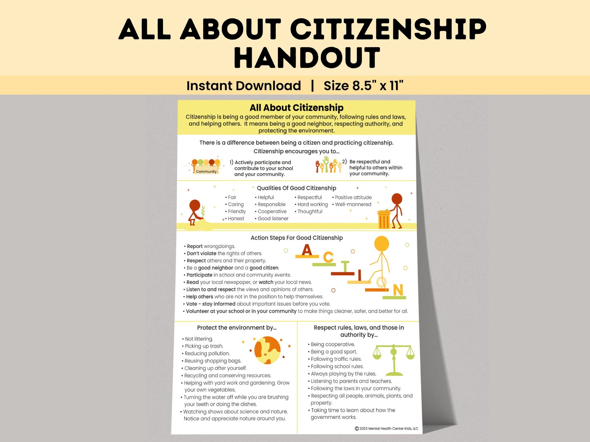 All About Citizenship – Mental Health Center Kids