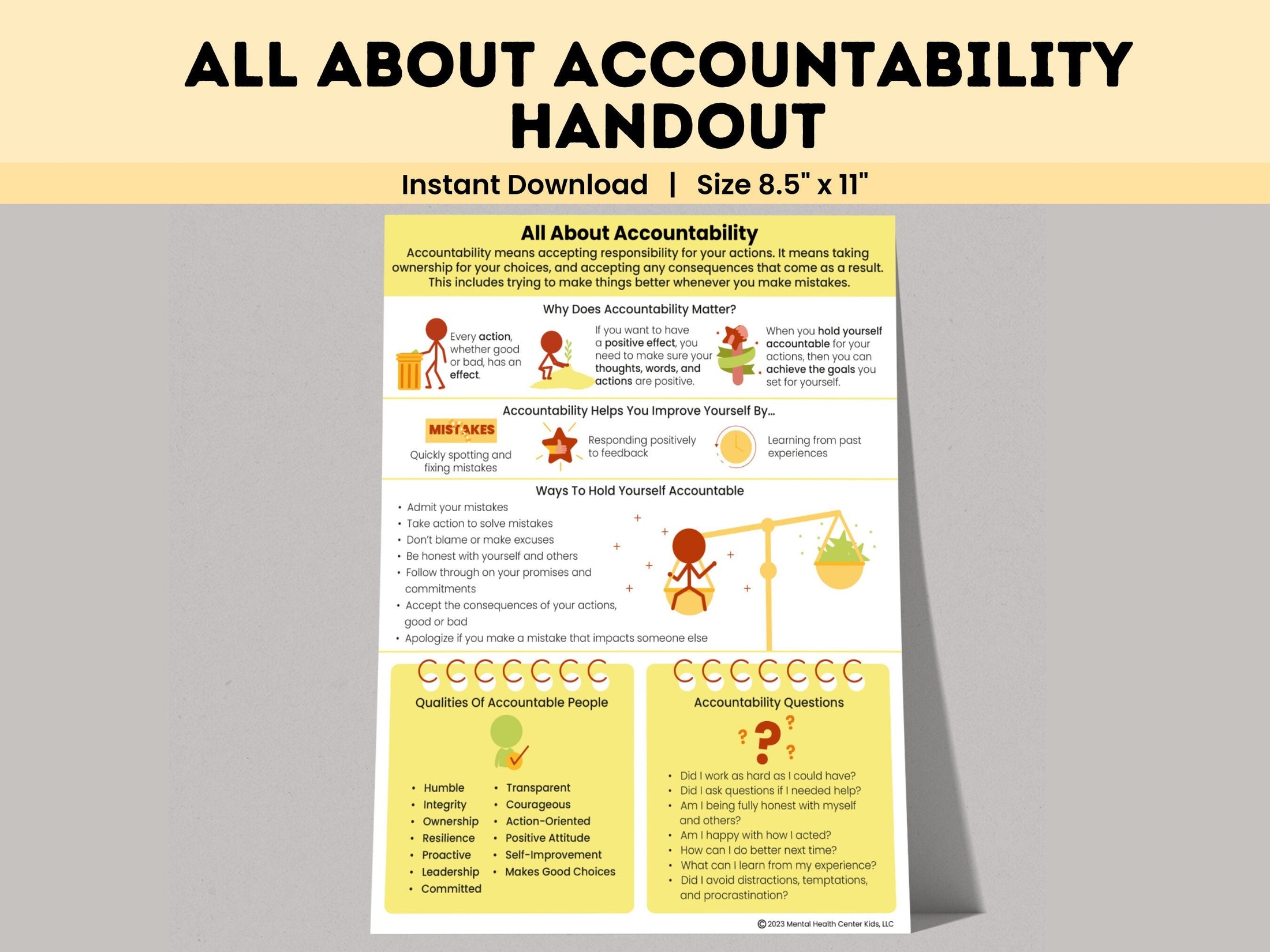 All About Accountability – Mental Health Center Kids