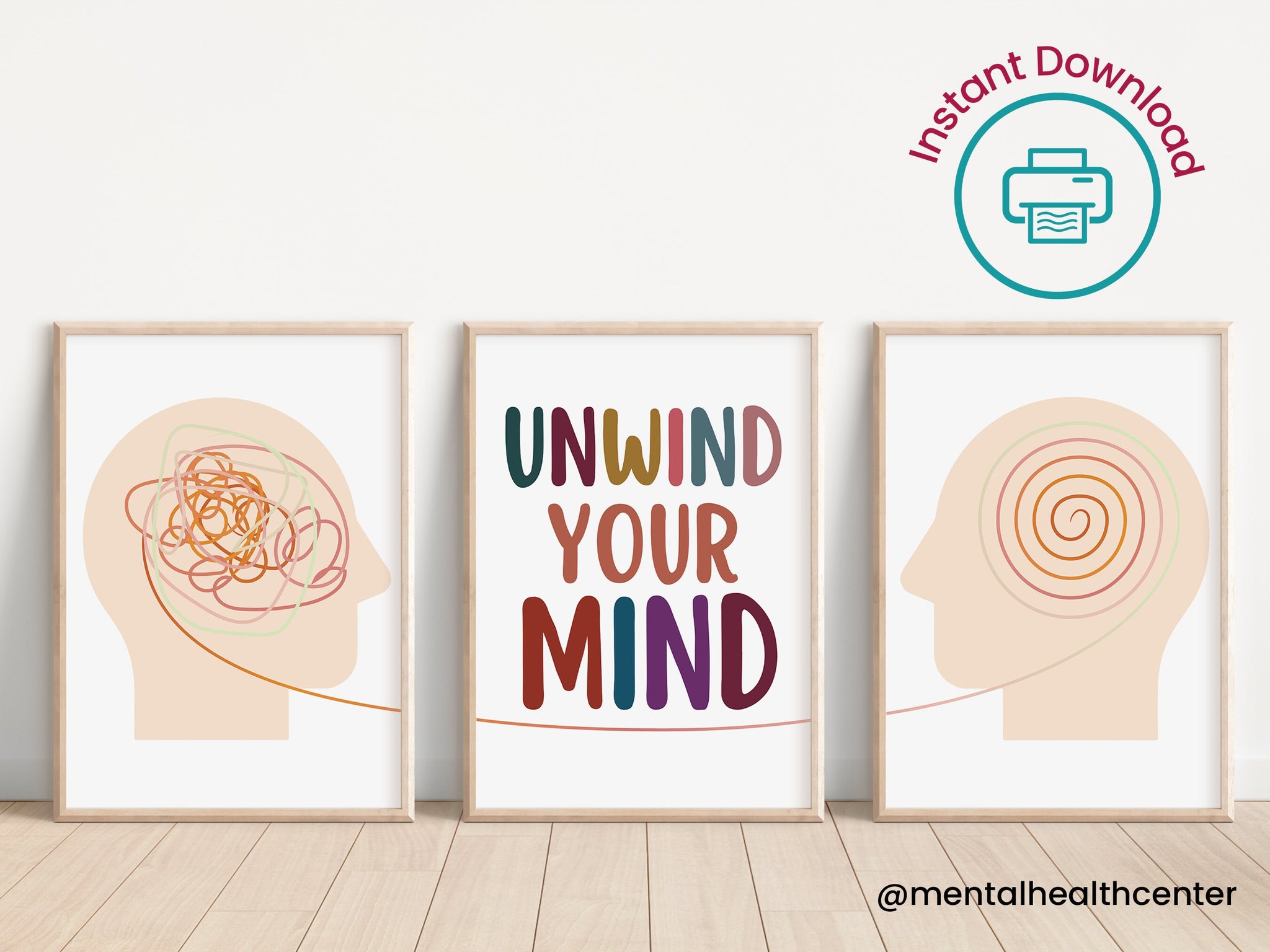 Unwind Your Mind Poster – Mental Health Center Kids