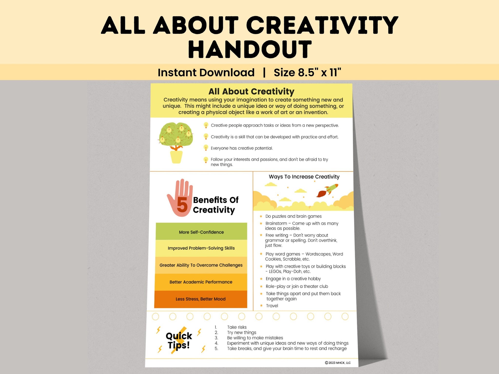 All About Creativity – Mental Health Center Kids